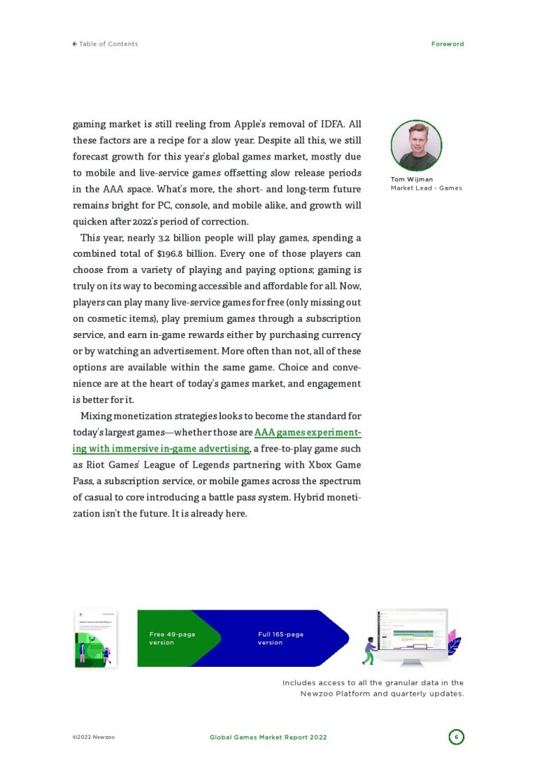 Newzoo：2022年全球游戏市场报告 | 互联网数据资讯网-199IT | 中文互联网数据研究资讯中心-199IT