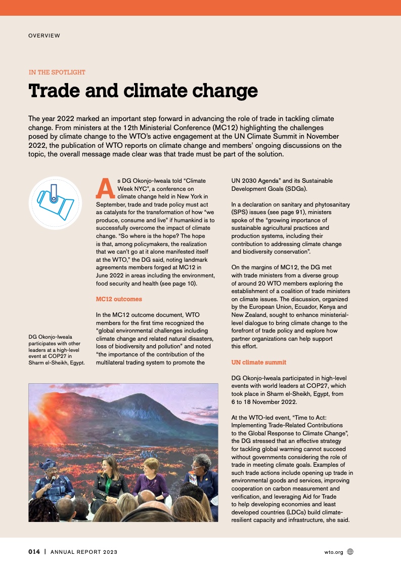 WTO：2023年年度世界贸易组织报告 | 互联网数据资讯网-199IT | 中文互联网数据研究资讯中心-199IT