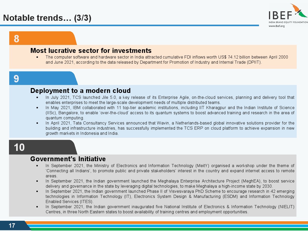 IBEF：2021年印度IT和BPM行业报告 | 互联网数据资讯网-199IT | 中文互联网数据研究资讯中心-199IT