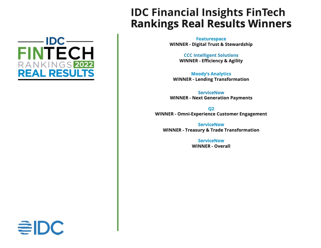 IDC：2022年金融科技公司排名 | 互联网数据资讯网-199IT | 中文互联网数据研究资讯中心-199IT