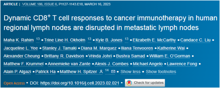 Cell：完整的淋巴结有望提高免疫疗法治疗实体瘤的疗效 | 互联网数据资讯网-199IT | 中文互联网数据研究资讯中心-199IT