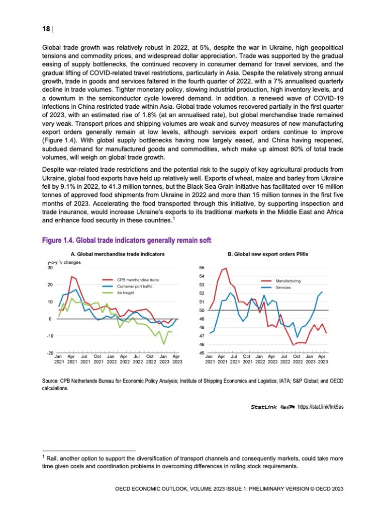 OECD：2023年全球经济展望报告–6月 | 互联网数据资讯网-199IT | 中文互联网数据研究资讯中心-199IT
