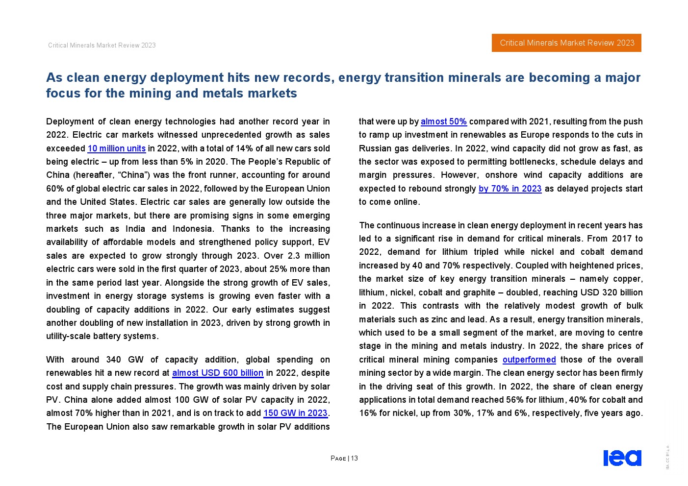 IEA：2023年关键矿产市场报告 | 互联网数据资讯网-199IT | 中文互联网数据研究资讯中心-199IT
