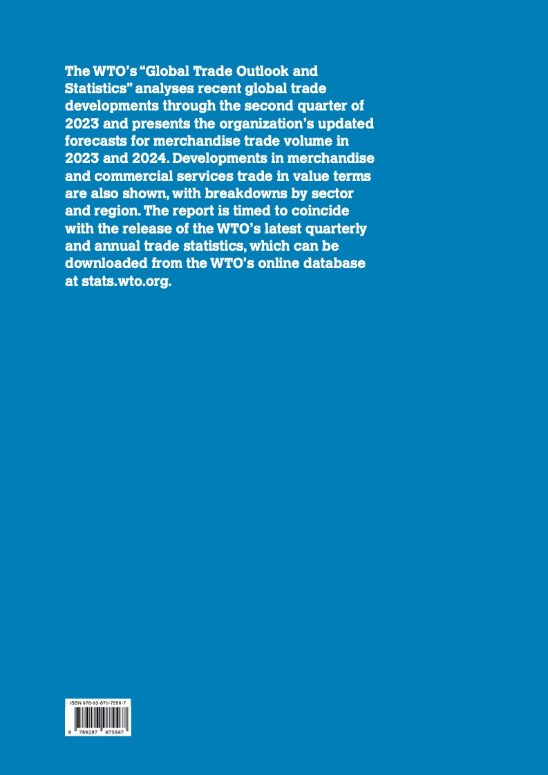 WTO：2023年全球贸易监测报告–10月刊 | 互联网数据资讯网-199IT | 中文互联网数据研究资讯中心-199IT