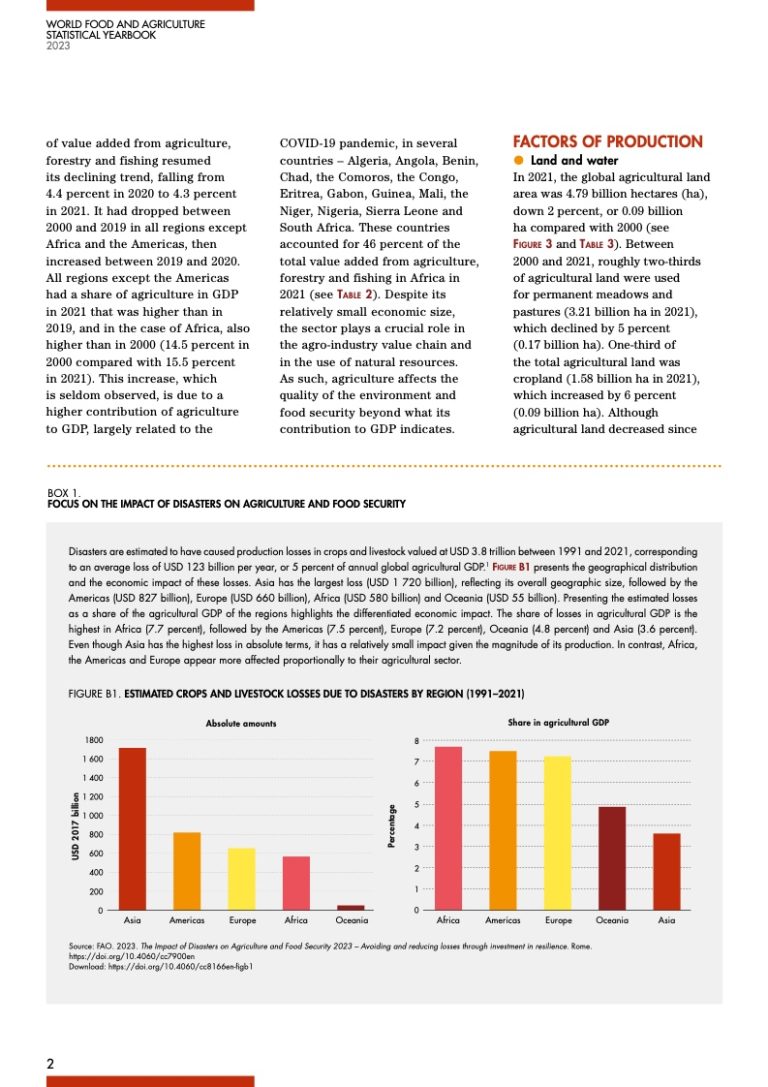 FAO：2023年全球粮食和农业统计年鉴 | 互联网数据资讯网-199IT | 中文互联网数据研究资讯中心-199IT