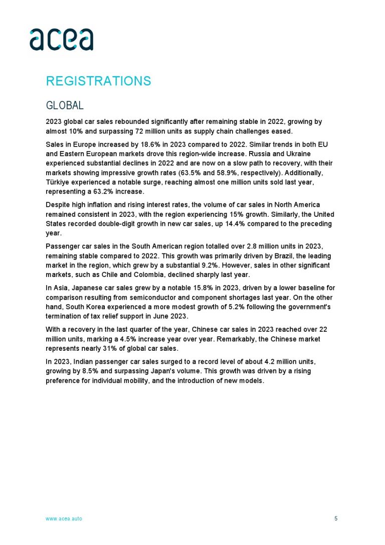 ACEA：2023年全球和欧洲汽车业报告 | 互联网数据资讯网-199IT | 中文互联网数据研究资讯中心-199IT
