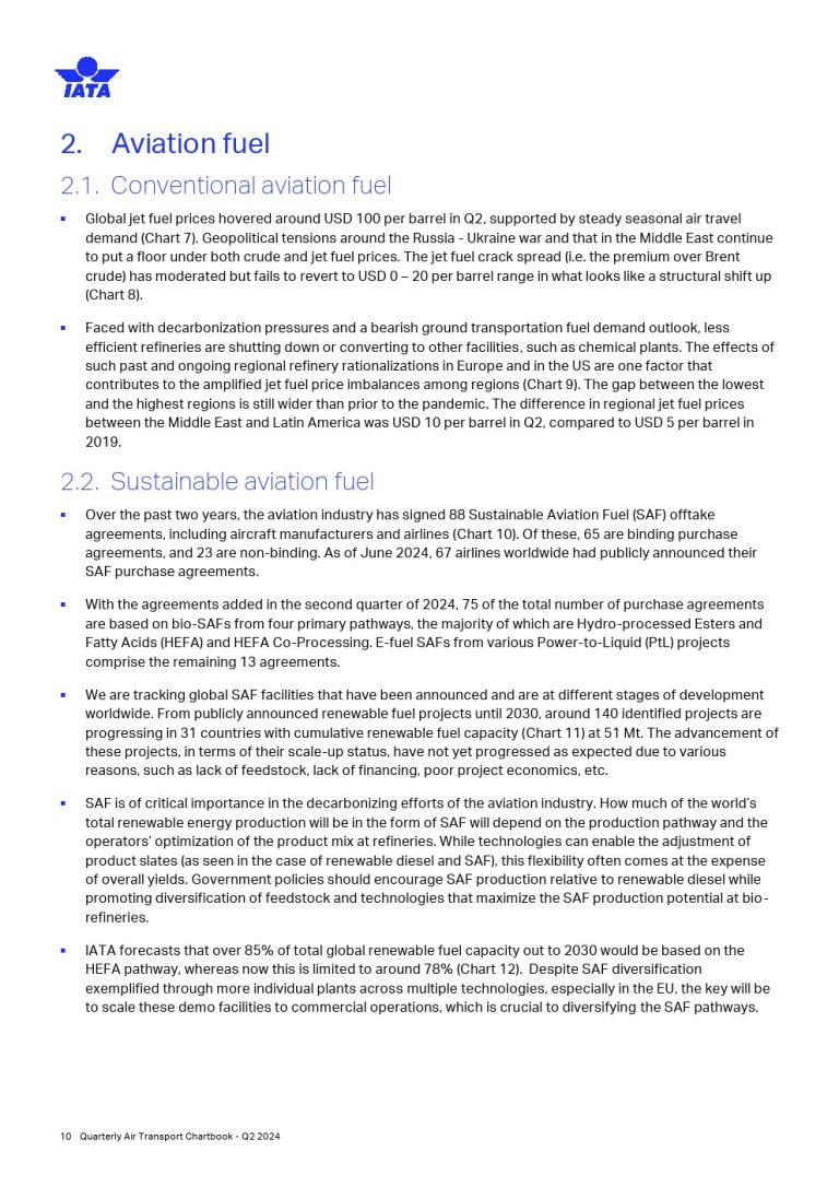 IATA：2024年第二季度航空运输报告 | 互联网数据资讯网-199IT | 中文互联网数据研究资讯中心-199IT
