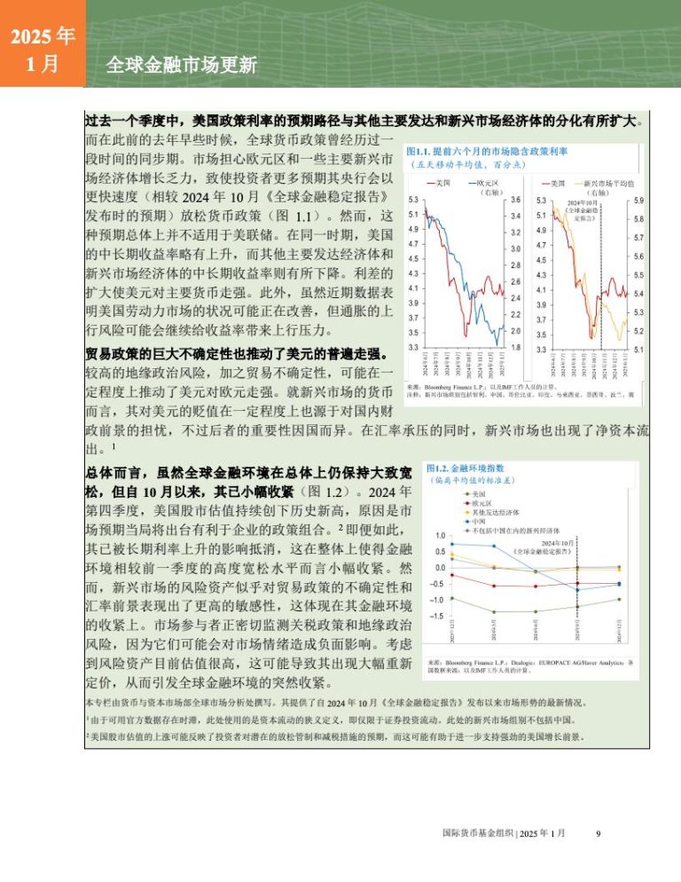 IMF：2025年1月世界经济展望 | 互联网数据资讯网-199IT | 中文互联网数据研究资讯中心-199IT