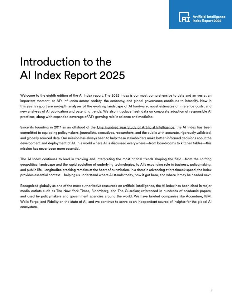 斯坦福：2025年人工智能AI指数报告 | 互联网数据资讯网-199IT | 中文互联网数据研究资讯中心-199IT