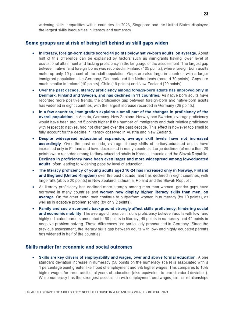 OECD：2023年成人技能调查报告 | 互联网数据资讯网-199IT | 中文互联网数据研究资讯中心-199IT