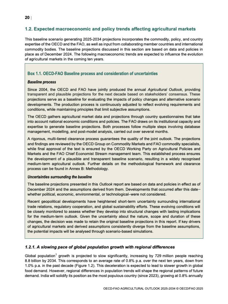 OECD&FAO：2025-2034年农业展望报告 | 互联网数据资讯网-199IT | 中文互联网数据研究资讯中心-199IT